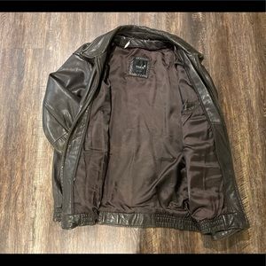 Trek | Jackets & Coats | Brown Leather Jacket | Poshmark